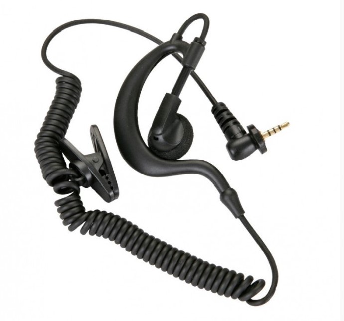 Lafayette Micro 4/5 Korvakuuloke 2,5mm Nappimallinen kuuloke, lyhyellä johdolla - Metsovaruste ...